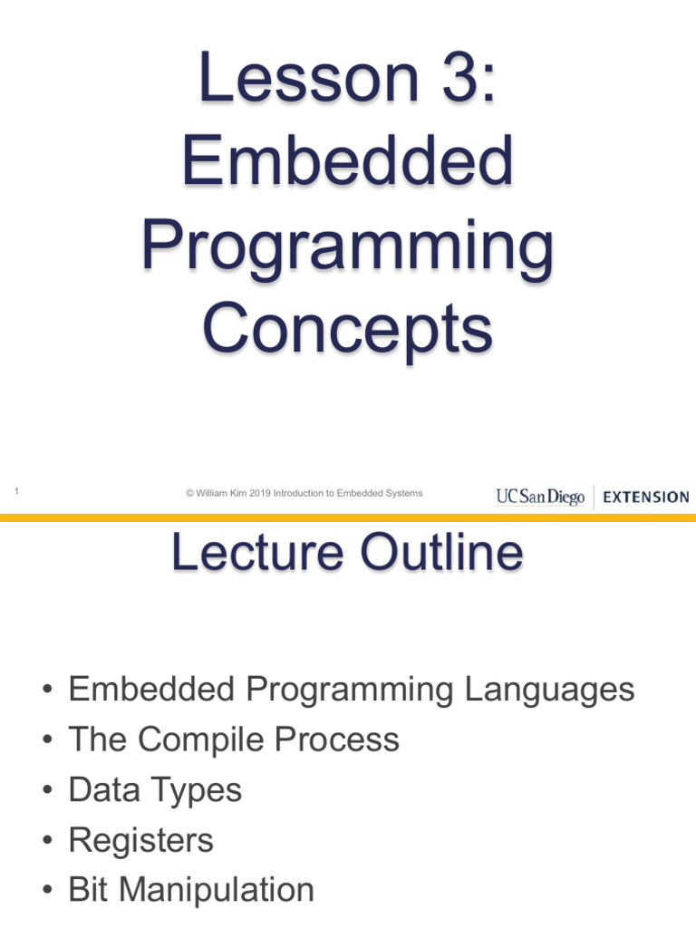 UCSD Embedded Programming Concepts Letcture | PDF | Software ...