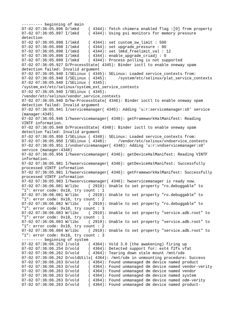 Logcat Home Fota Update Log | PDF