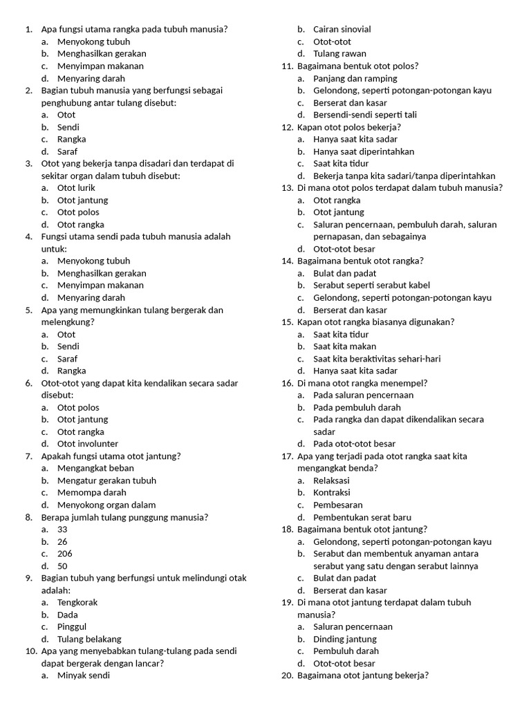 Latihan UH Bab 1 Pilihanganda | PDF