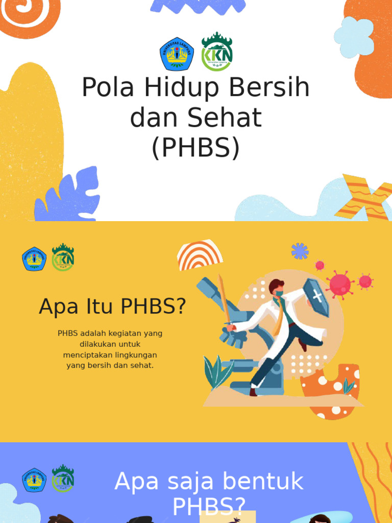 Pola Hidup Bersih Dan Sehat (PHBS) | PDF