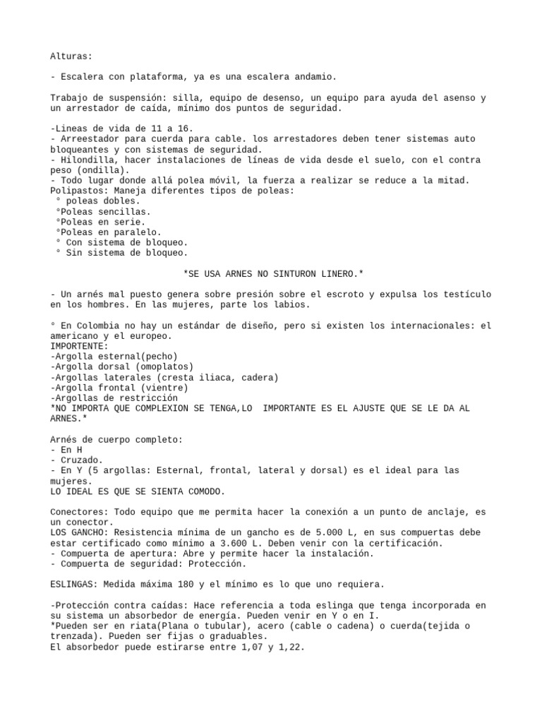 Alturas | PDF