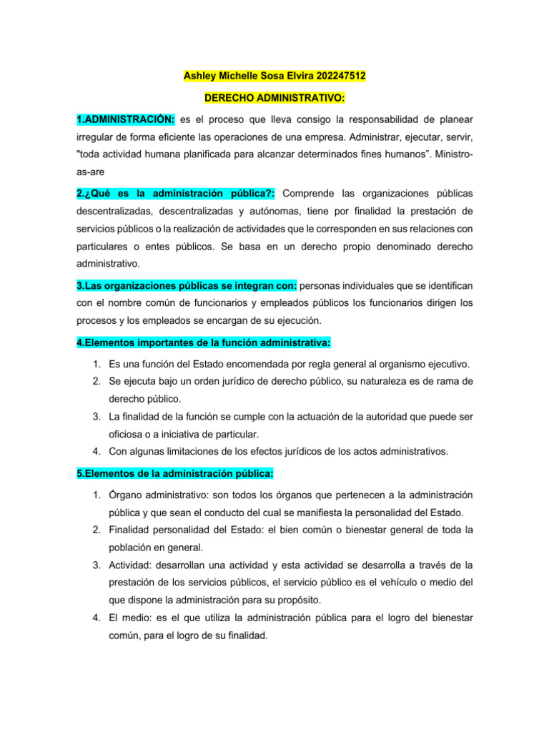 Resumen de Todos Los Folletos - Parcial Admin. | PDF