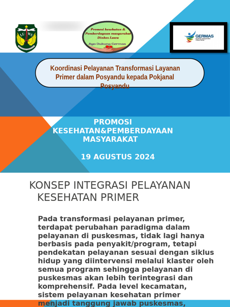 Materi Promkes Ilp | PDF