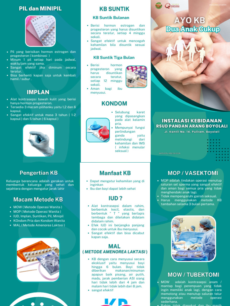 Leaflet KB 2 Anak Cukup | PDF