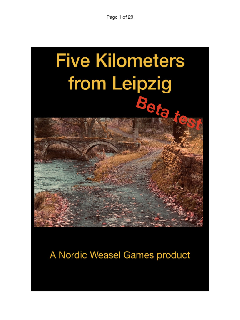 Five Kilometers From Leipzig 013 | PDF