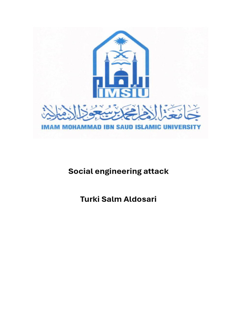 Social Engineering Attack | PDF
