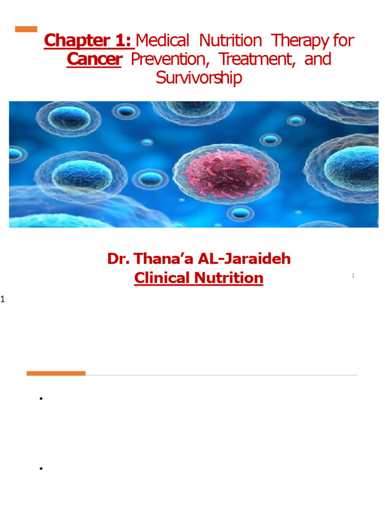 Chapter1 Cancer MNT | PDF