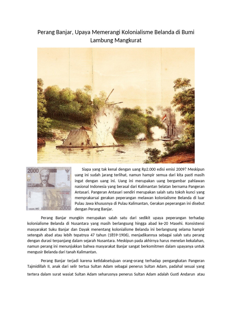 Perang Banjar | PDF