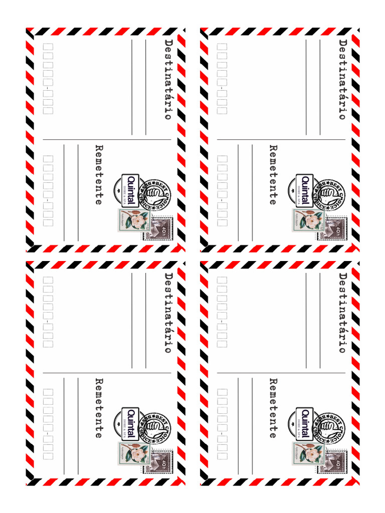 Cartão Postal Editavel | PDF
