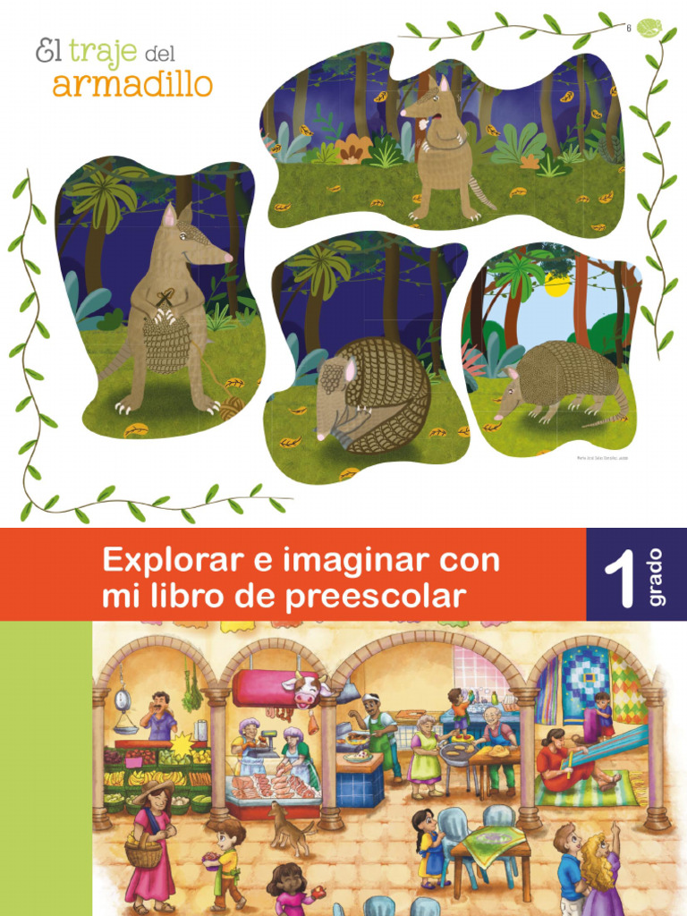 1° Explorar e imaginar con mi libro de Preescolar. Primer Grado | PDF