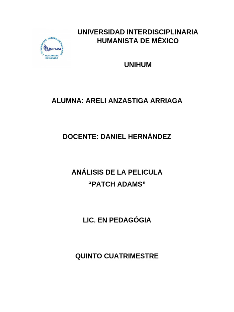 Analisis Patch Adams | PDF