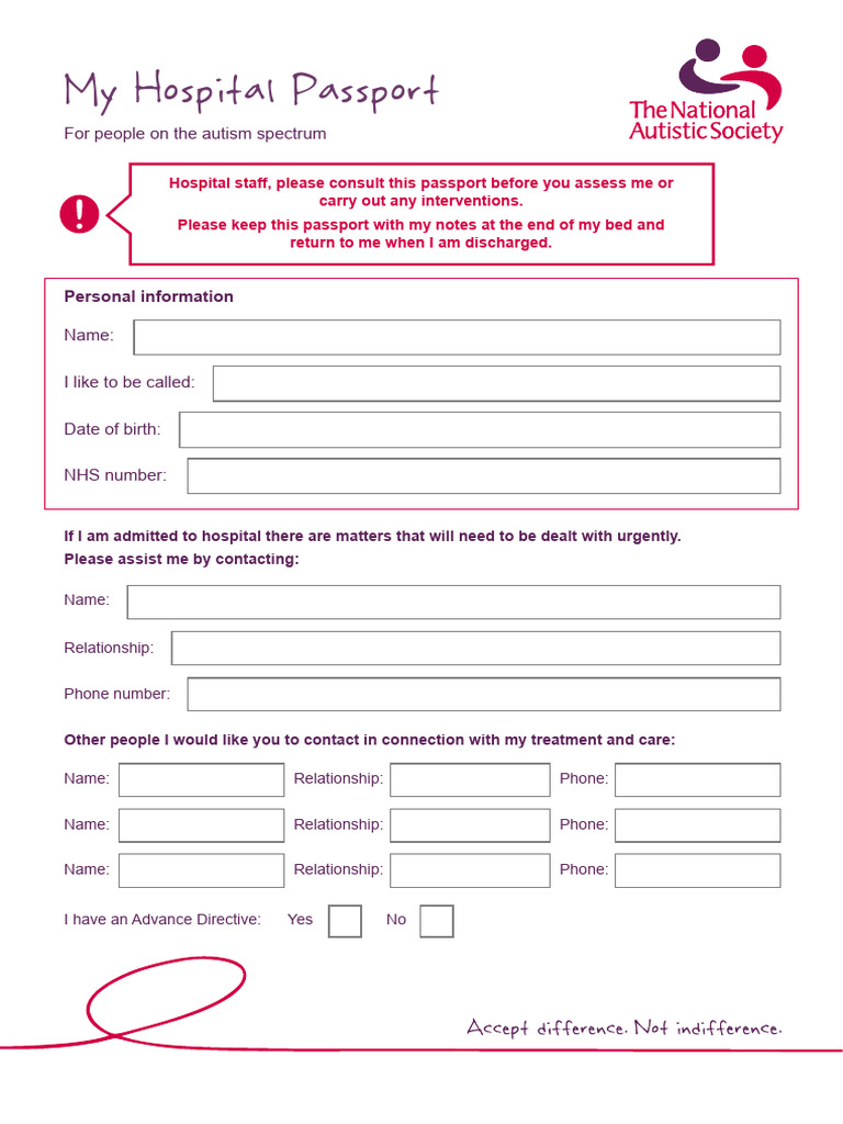 My Hospital Passport | PDF