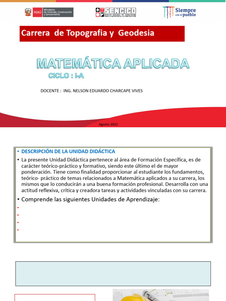 Clase 07-Matematica Aplicada I-A | PDF