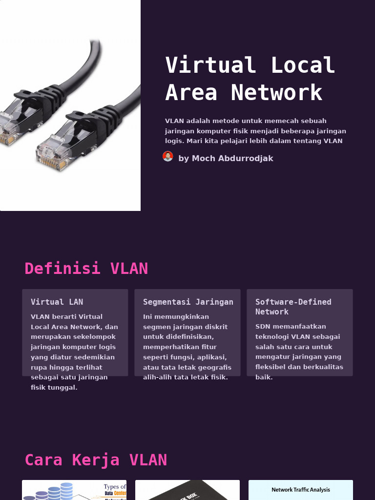 VLAN (Virtual Local Area Network) | PDF