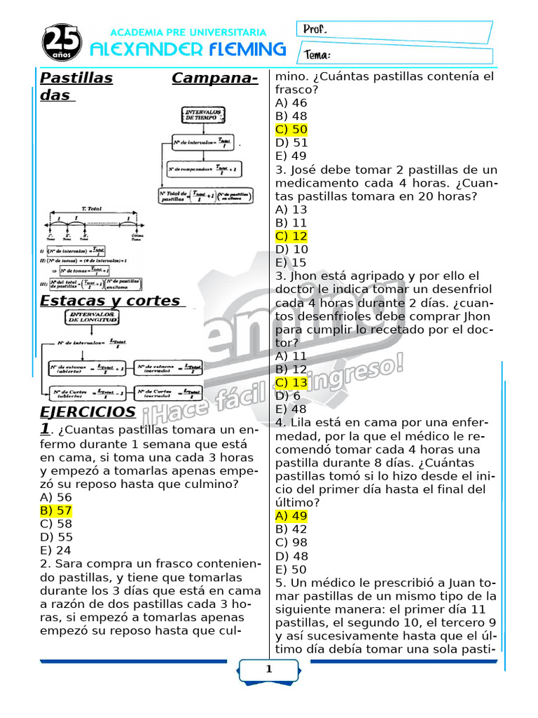 Pastillas | PDF