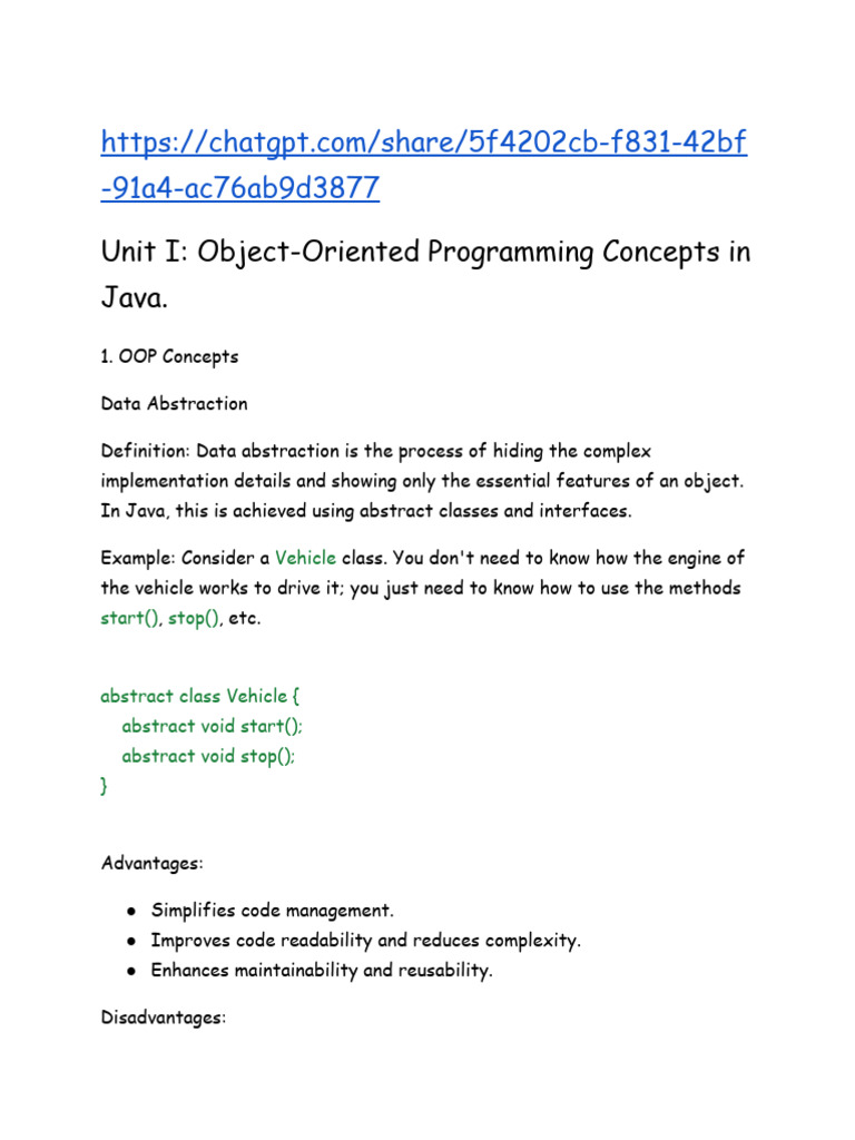 Java Understanding | PDF