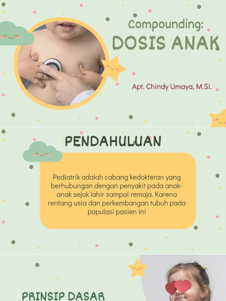 Compounding - Dosis Anak | PDF