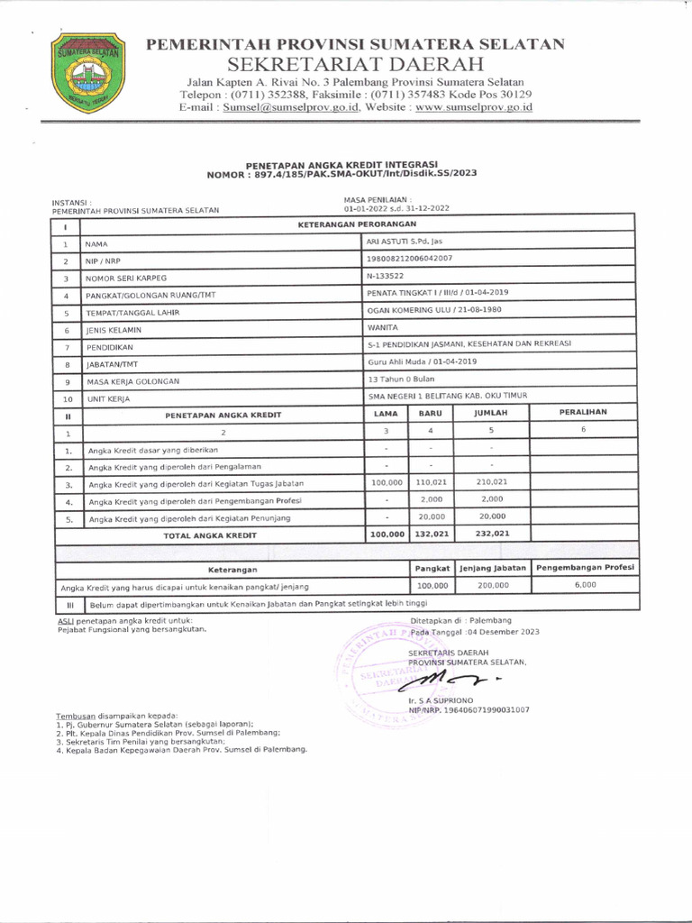 PAK Ari Astuti | PDF