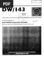 DW143 Ductwork Leakage Testing | PDF