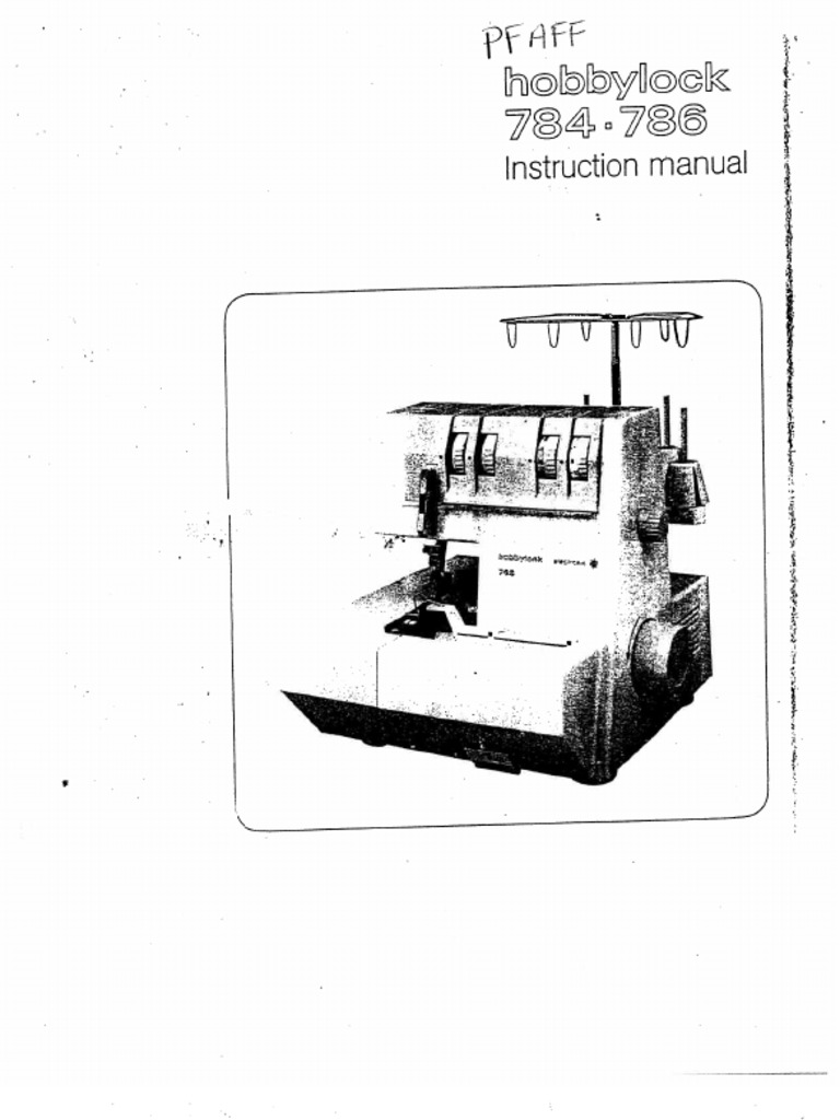 Globalassetspfaffresourcesen USHobbylock 784 786 Manual en PDF | PDF