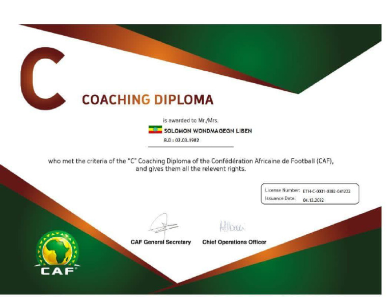 Solomon Certificate | PDF