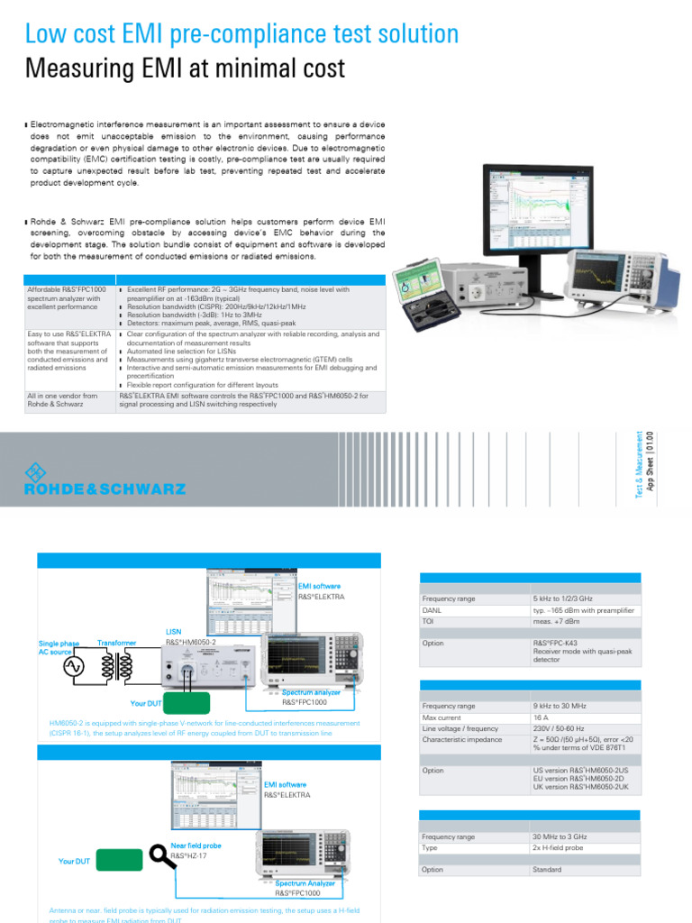 Low Cost EMI Pre-Compliance Test Solution - 240821 - 090035 | PDF ...