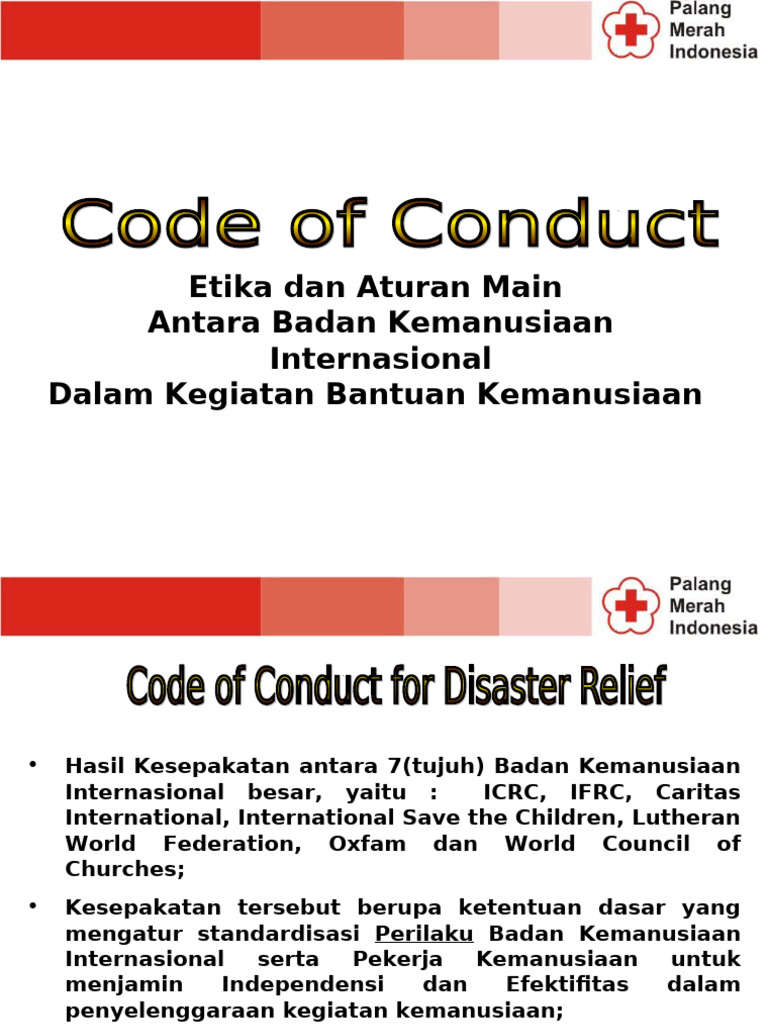 Code of Conduct | PDF