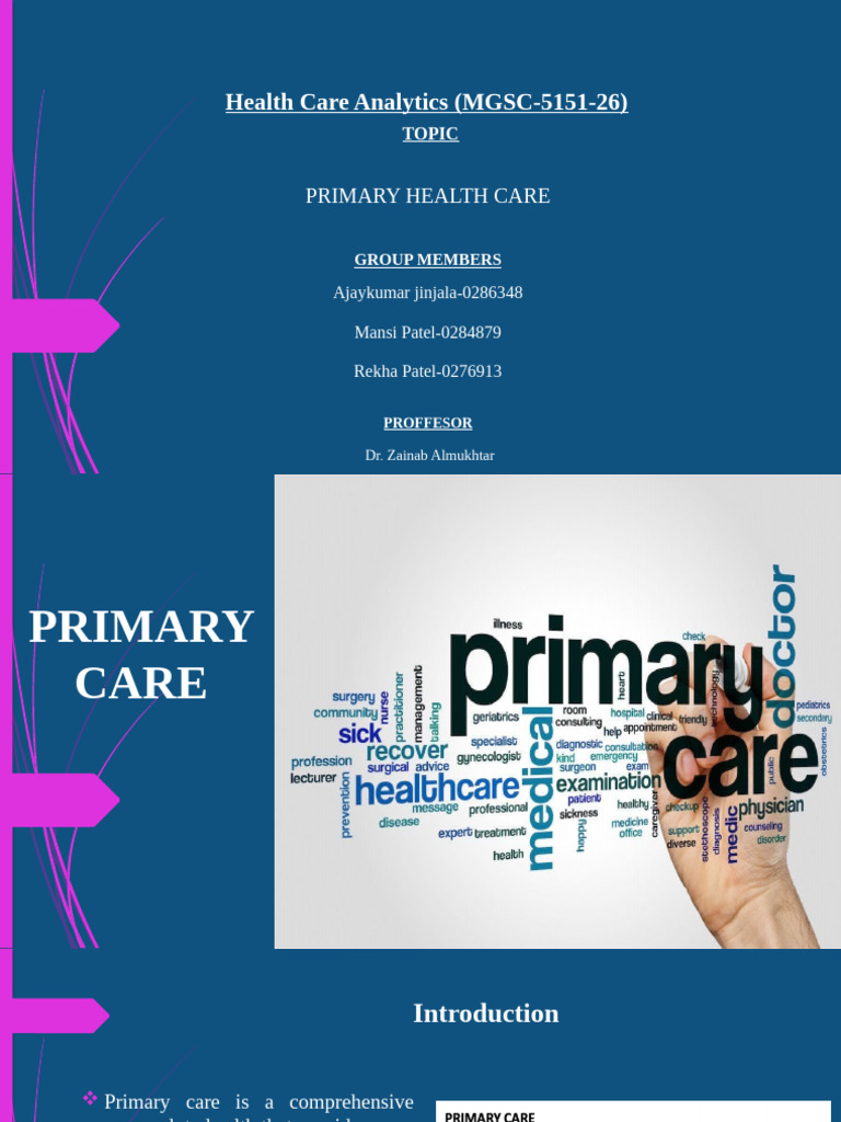 Primary Care | PDF