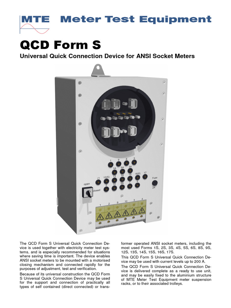 Medidor forma S | PDF