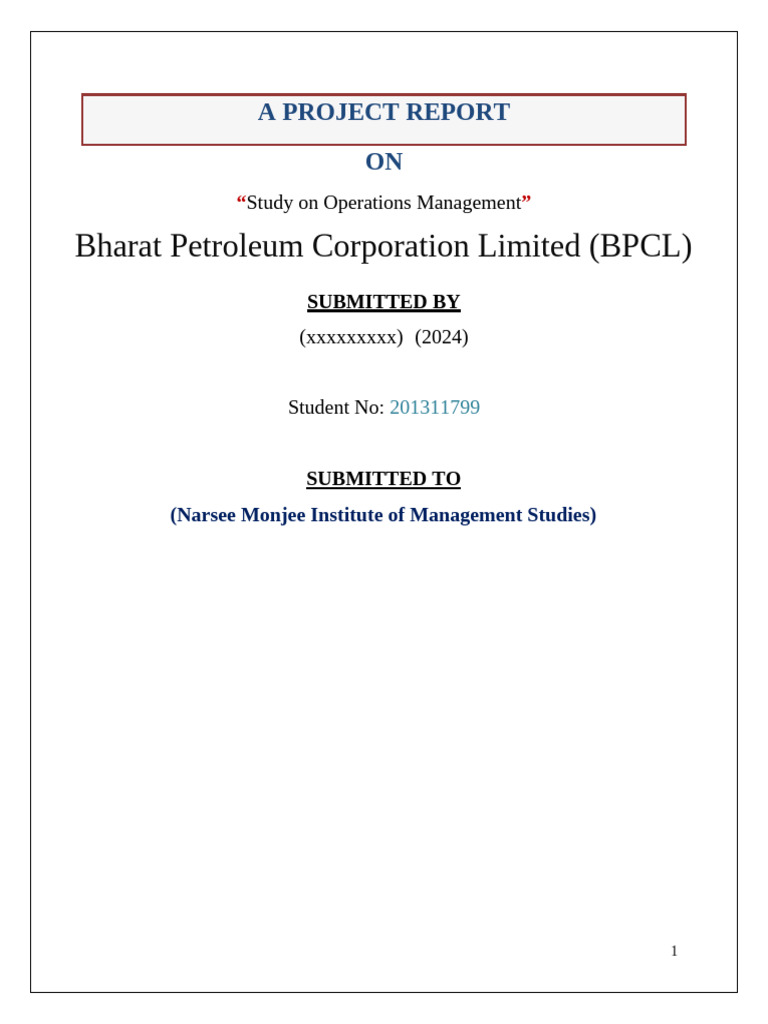Bharath Petroleum | PDF