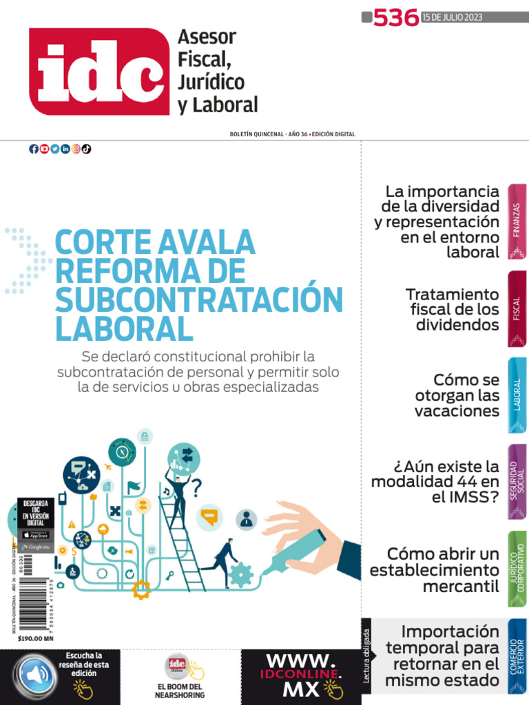 Idc 1a Julio 2023 | PDF