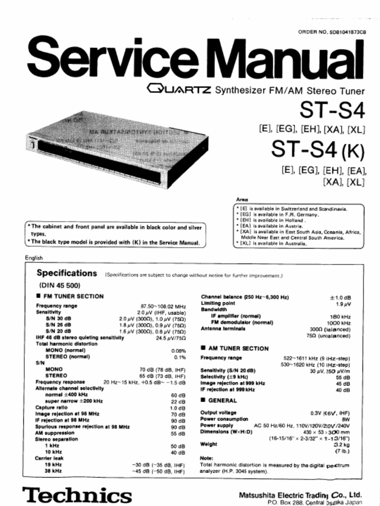 STS4 SM Technics | PDF