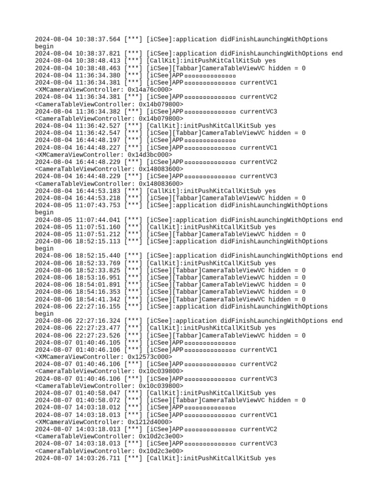 App Debug Log Pdf