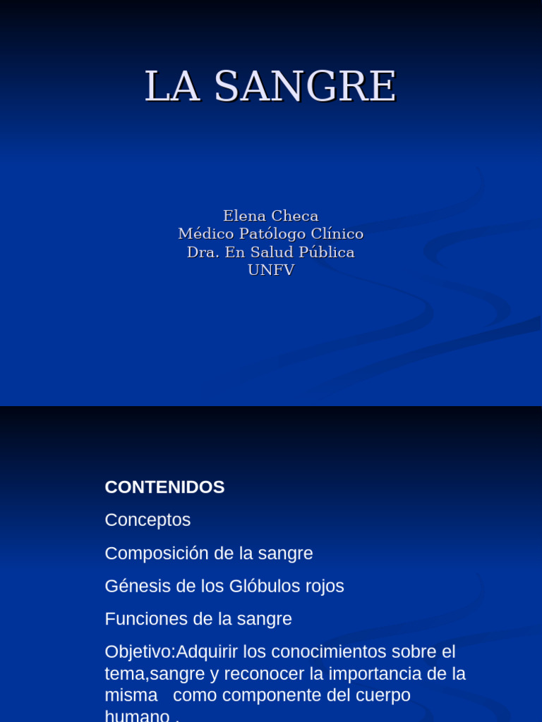 La Sangre | PDF