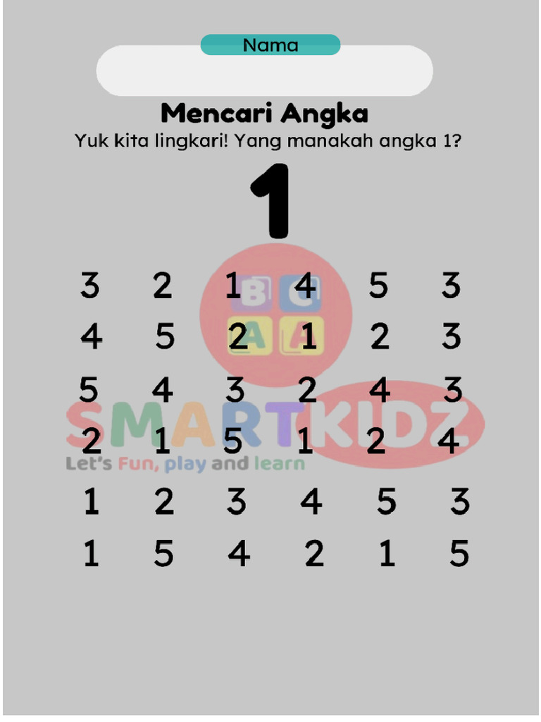 PRINTABLE NUMBER WS | PDF