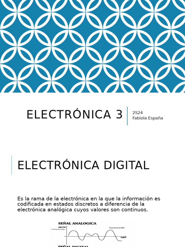 Electrónica 3 Teoría | PDF