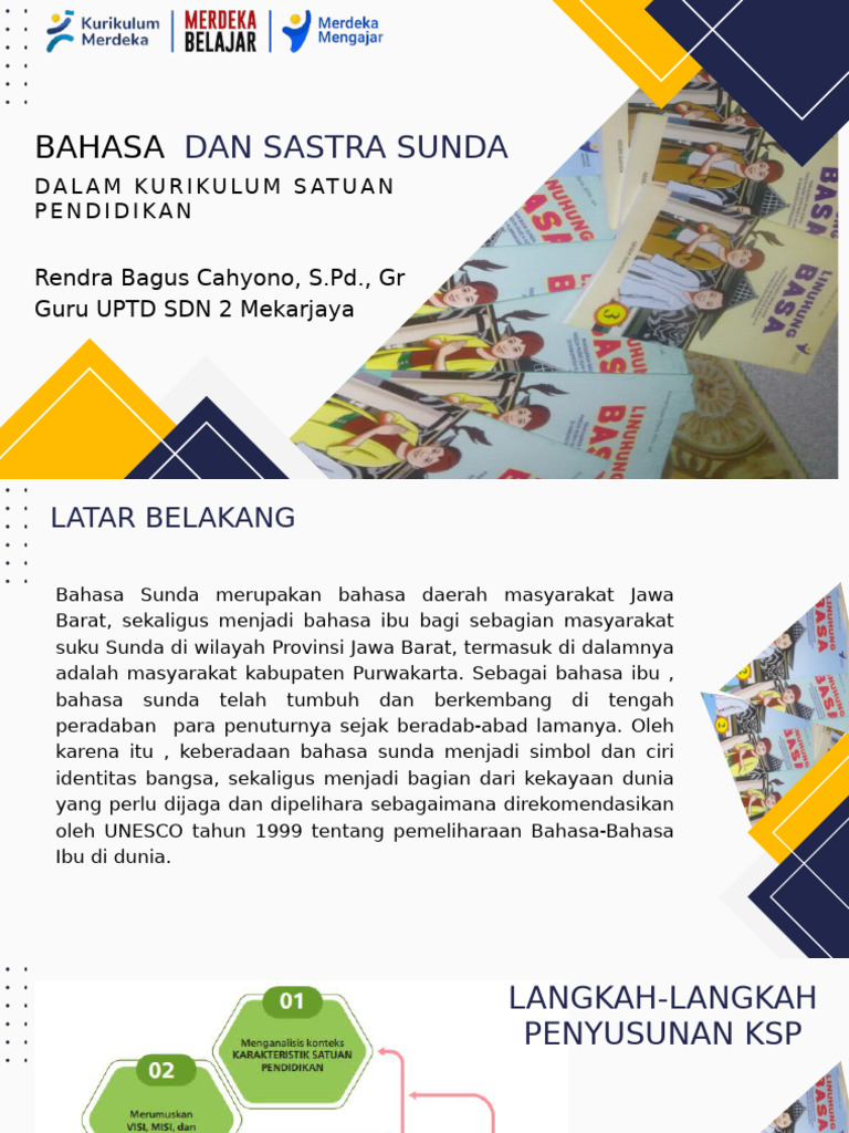 Bahasa Dan Sastra Sunda Dalam Kurikulum Satuan Pendidikan | PDF