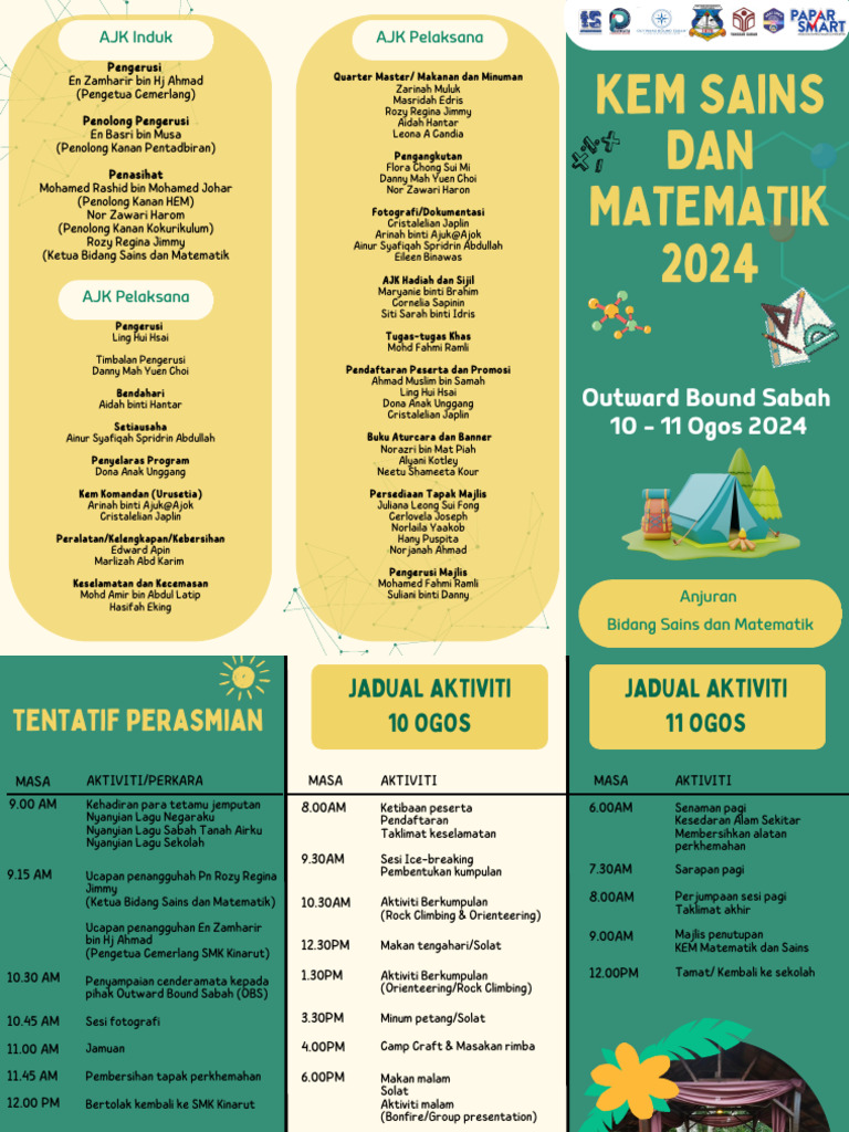 Pamplet Kem Sains Dan Matematik 2024 | PDF