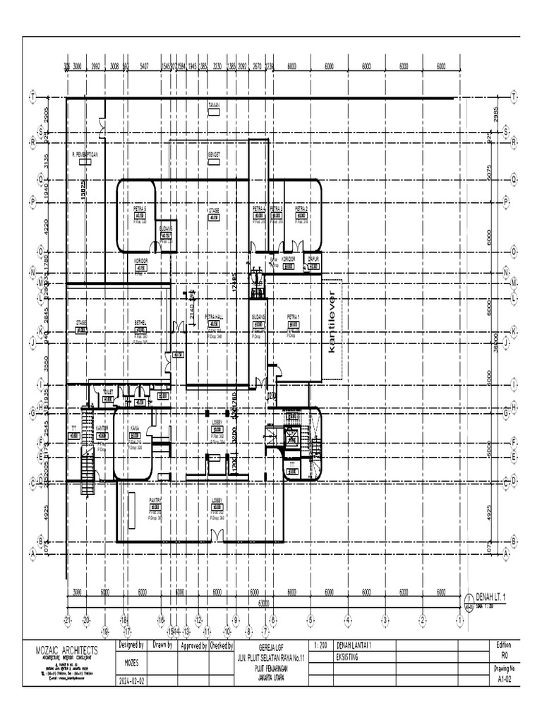 LGF r5 DENAH-Model 1 | PDF