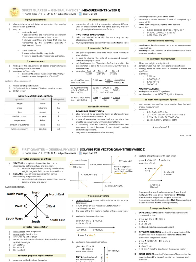 1 GenPhysics 1 Reviewer 1 | PDF