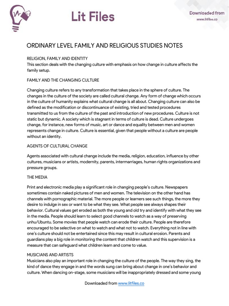 FRS - Complete Notes | PDF