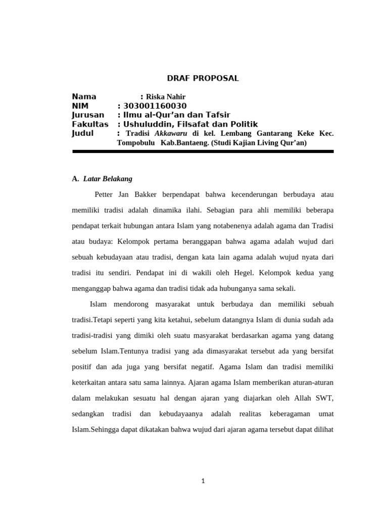 Riska Nahir Draf Fix | PDF