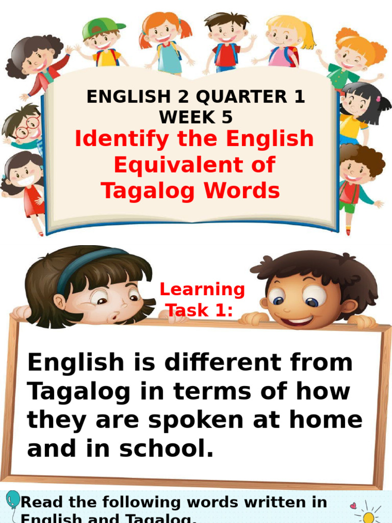 English 2 Q1 Week 5 | PDF | Human Communication | Linguistics