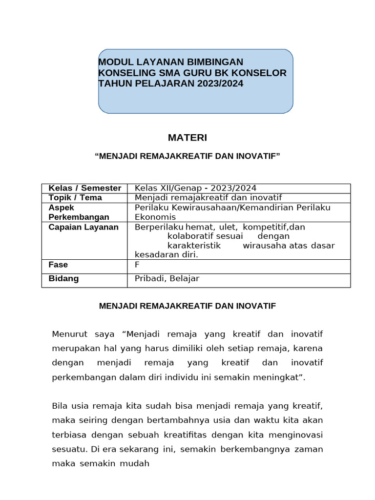 Modul Materi 28 - SMK | PDF