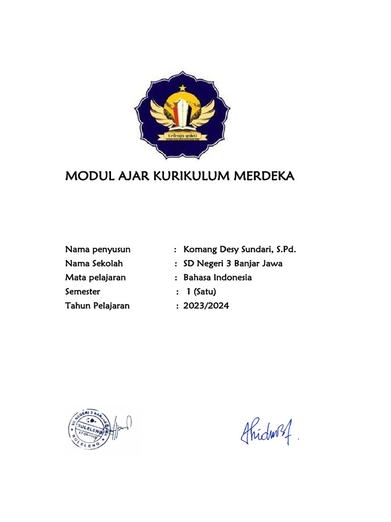 Modul Ajar BAB 1 | PDF