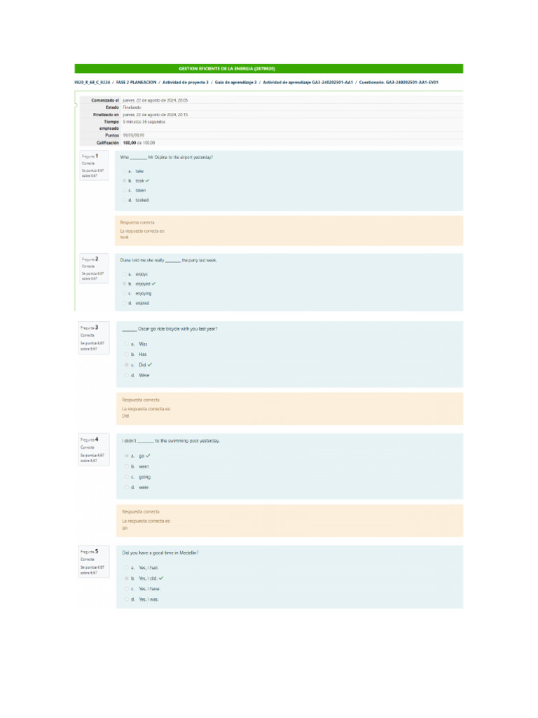 Cuestionario GA3-240202501-AA1-EV01 | PDF