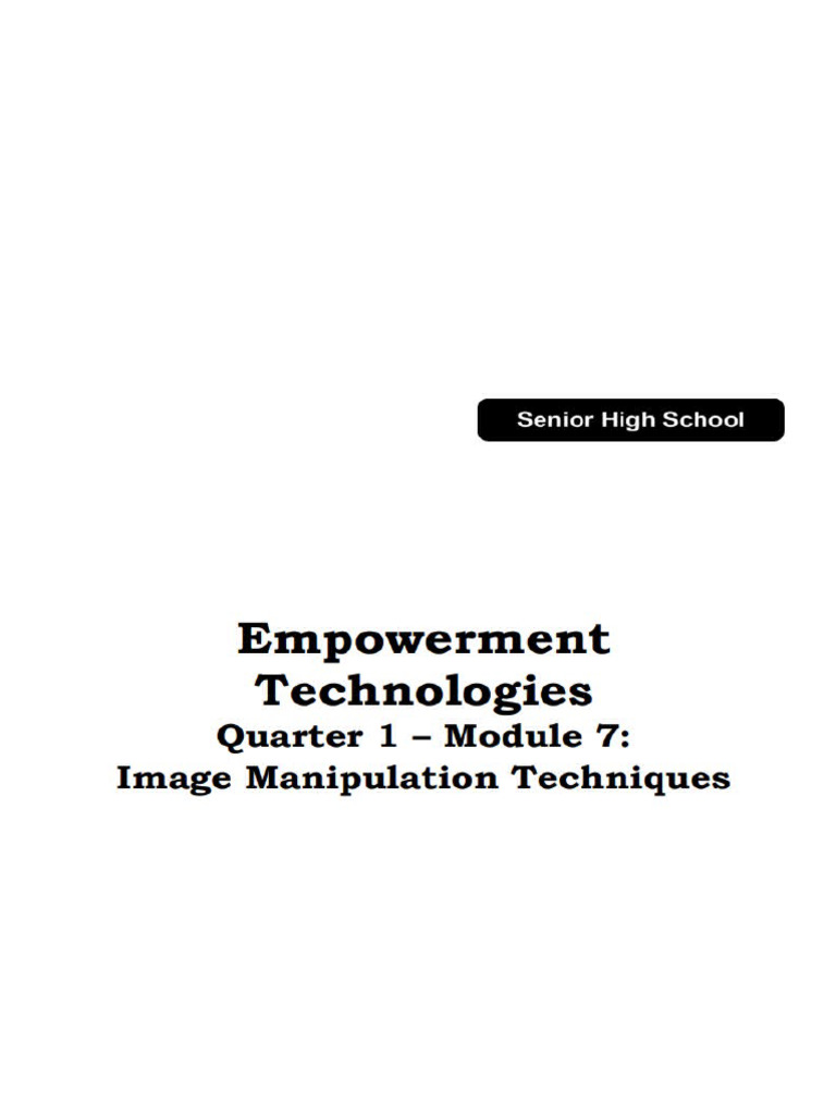 Etech Image Manipulation | PDF