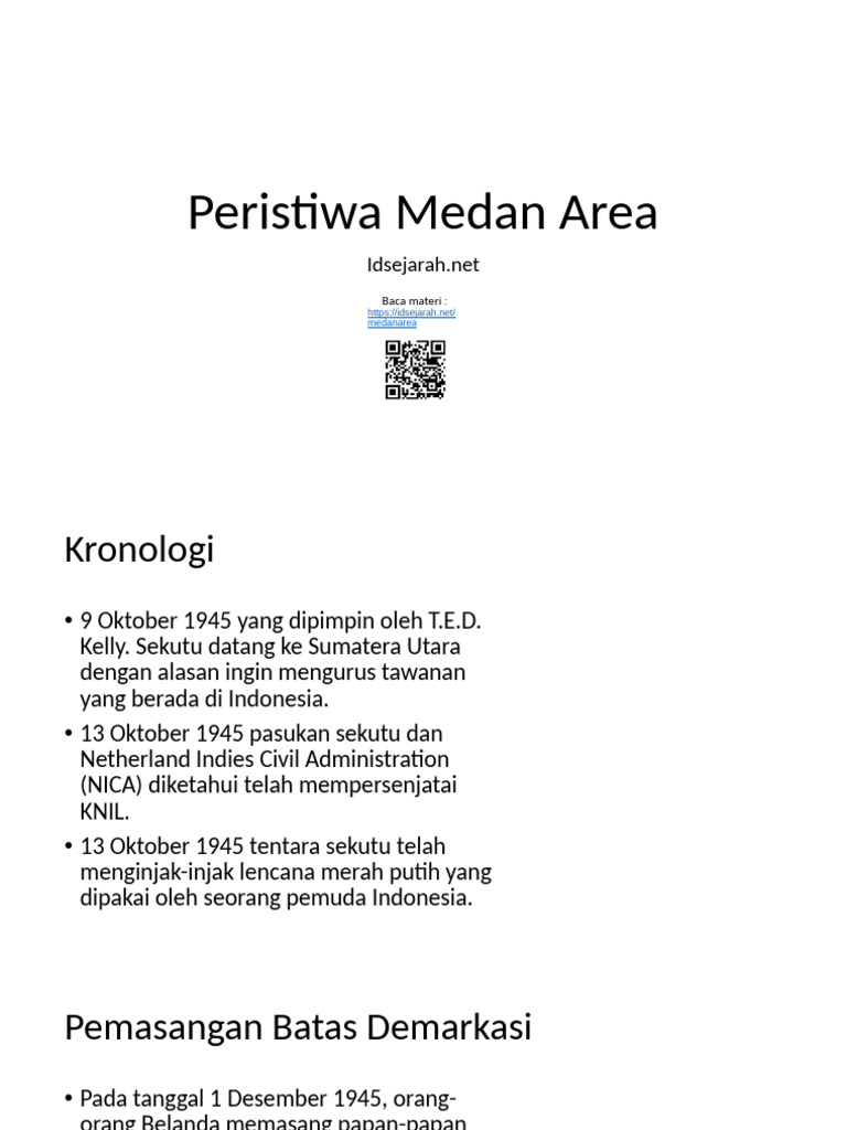 Peristiwa Medan Area | PDF