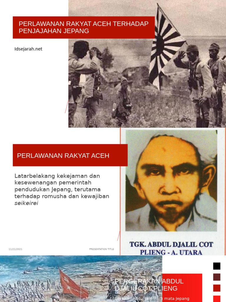 Perlawanan Rakyat Aceh Terhadap Penjajahan Jepang | PDF