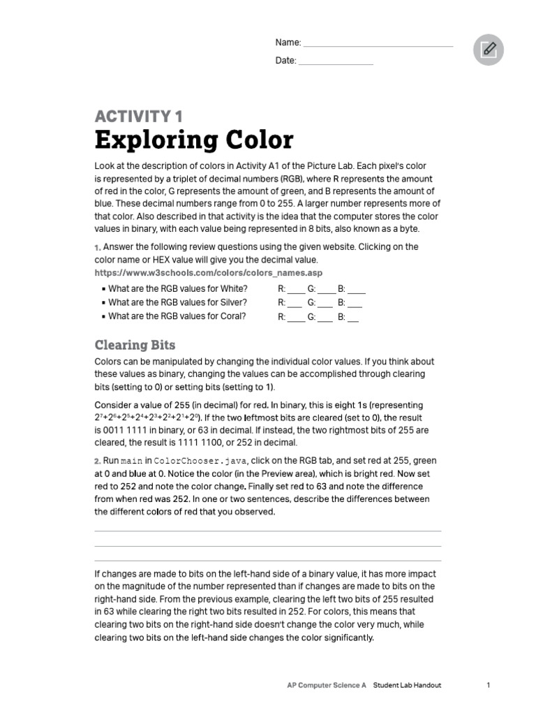 APCSA Steganography Lab A1 | PDF APCSA Steganography Lab A1 | PDF